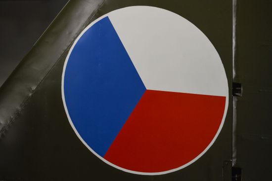 Czech Air Force Insignia Seen On Editorial Stock Photo - Stock Image ...