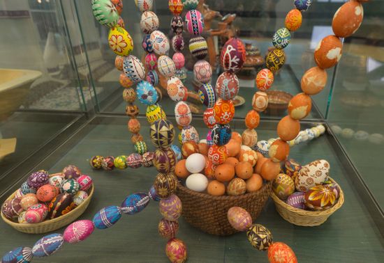 Exposition Hand Made Hand Painted Easter Editorial Stock Photo - Stock ...
