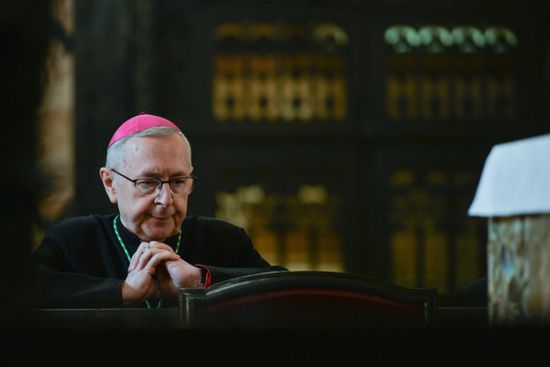 Archbishop Stanislaw Gadecki Archbishop Poznan Chairman Editorial Stock ...