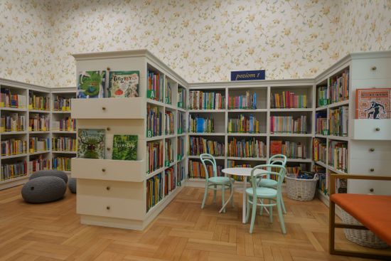 Inside View Krakows Main Library Seen Editorial Stock Photo - Stock ...
