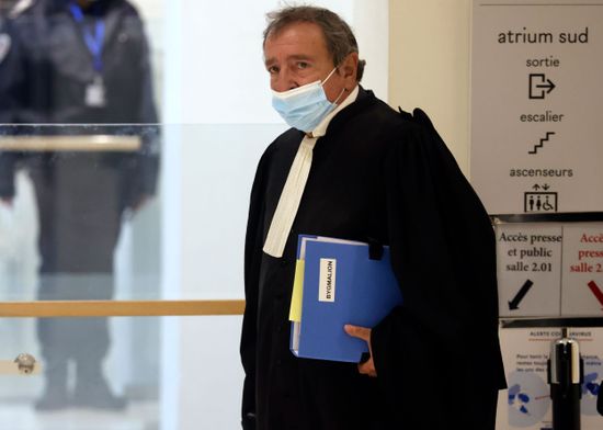 French Lawyer Patrick Maisonneuve Arrives Paris Editorial Stock Photo ...