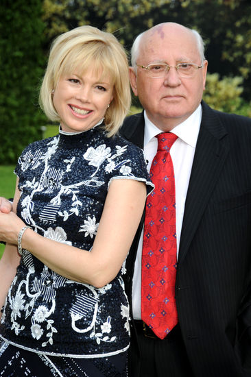 Mikhail Gorbachev His Daughter Irina Virganskaya Editorial Stock Photo ...