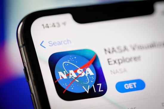 Nasa Application Seen Apple App Store Editorial Stock Photo - Stock ...