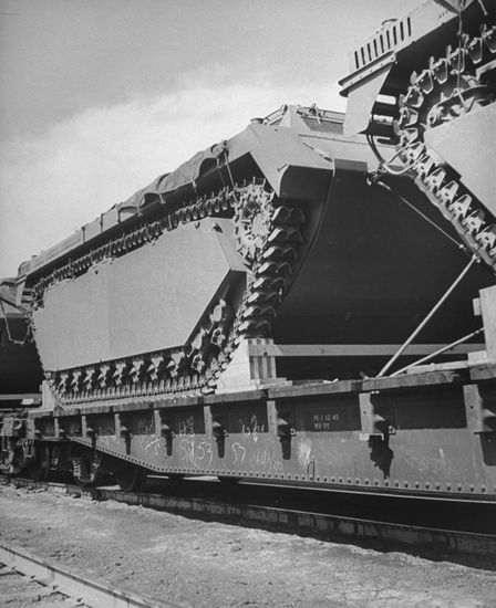 Freight Train Carrying Military Tanks Santa Editorial Stock Photo ...