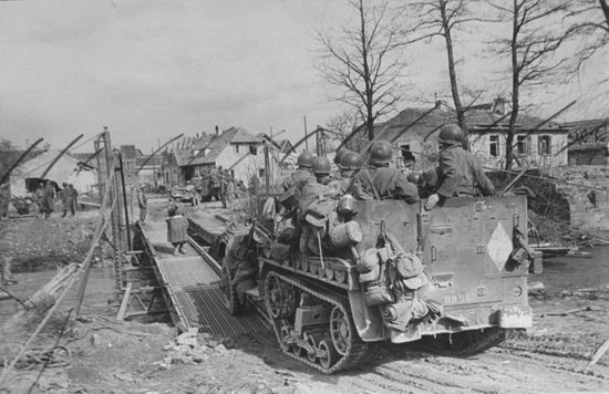 French Army Entering Germany 1945 Editorial Stock Photo - Stock Image ...