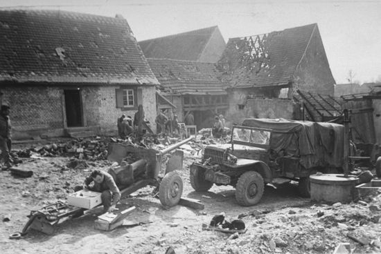 French Army Entering Germany 1945 Editorial Stock Photo - Stock Image ...