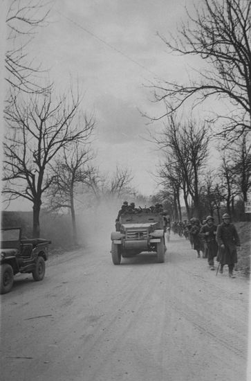 French Army Entering Germany 1945 Editorial Stock Photo - Stock Image ...