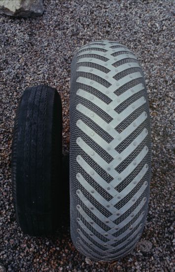 Lunar Rover Tire On Display Mojave Editorial Stock Photo - Stock Image ...