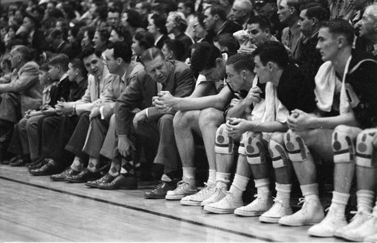 Coach Henry Iba Sitting On Bench Editorial Stock Photo - Stock Image ...