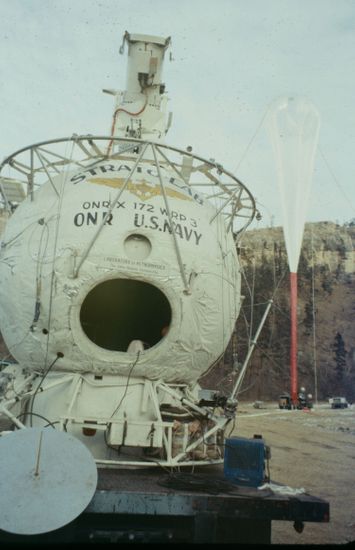 Stratospheric Balloon Project Strato Lab During Editorial Stock Photo ...
