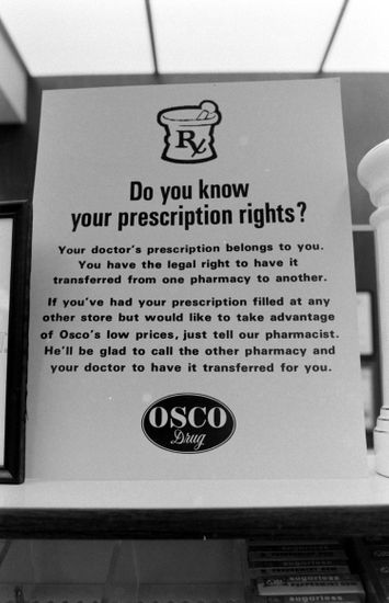 Osco Drug Prescription Notice United States Editorial Stock Photo ...