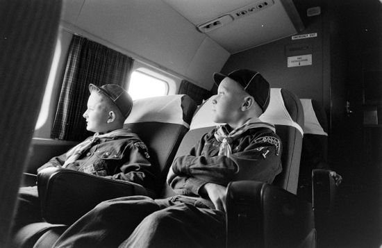 Cub Scouts Sitting Plane United States Editorial Stock Photo - Stock ...