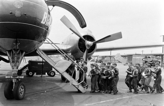 Cub Scouts Boarding Airplane United States Editorial Stock Photo ...