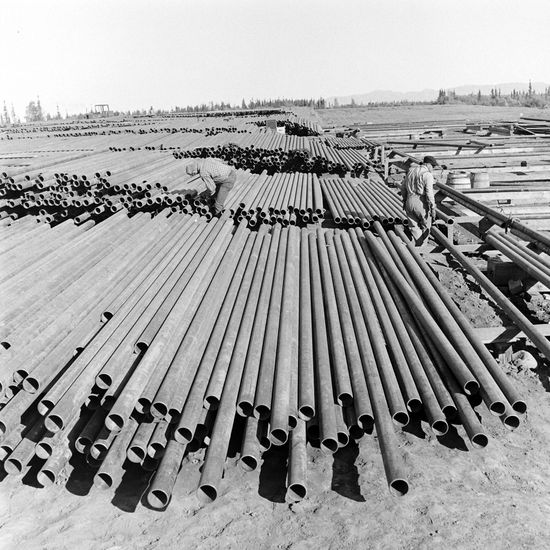 Pipelines United States Armys Canol Project Editorial Stock Photo ...