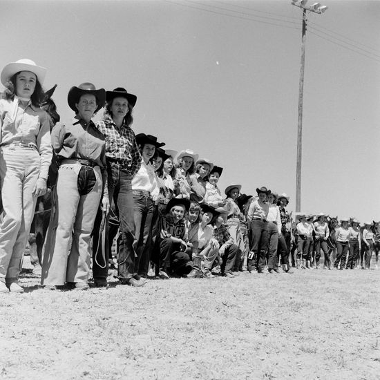 Members All Girl Rodeo Posing Picture Editorial Stock Photo - Stock ...