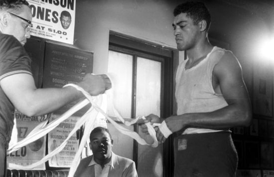 Professional Boxer Joe Louis Sitting During Editorial Stock Photo ...