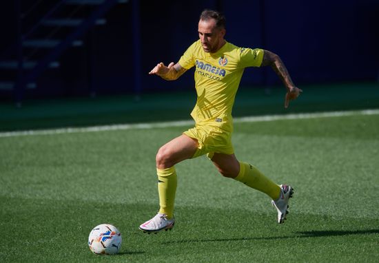 Paco Alcacer Villarreal Runs Ball During Editorial Stock Photo - Stock ...
