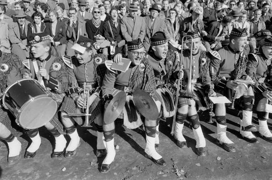 Fans Playing Musical Instruments During Football Editorial Stock Photo ...
