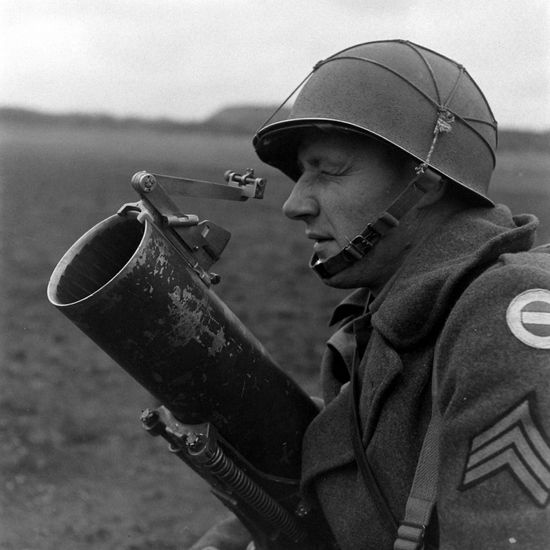 Officer Operating Weapon Fort Sill Oklahoma Editorial Stock Photo ...