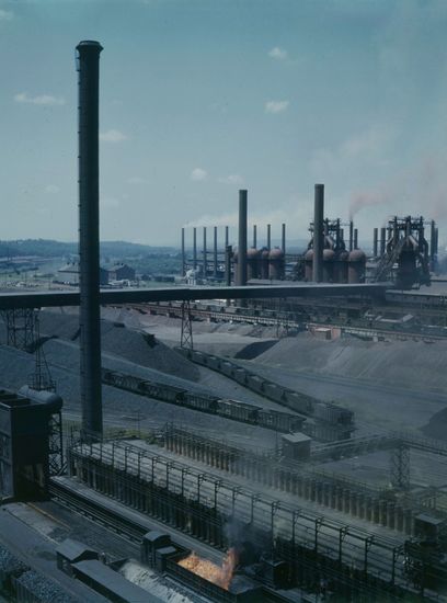 Facility Birmingham Steel Company Birmingham Alabama Editorial Stock ...
