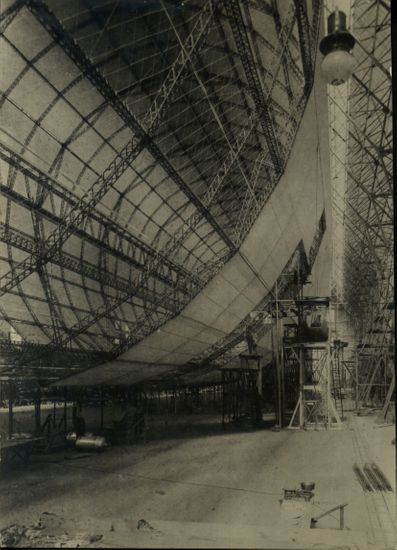 Scene During Construction Zeppelin 1910 Editorial Stock Photo - Stock ...