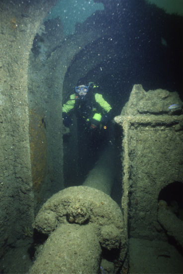 Diving British Ship Wrecks English Channel Editorial Stock Photo ...