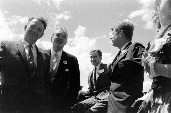 John F Kennedy William Stuart Symington Editorial Stock Photo - Stock ...