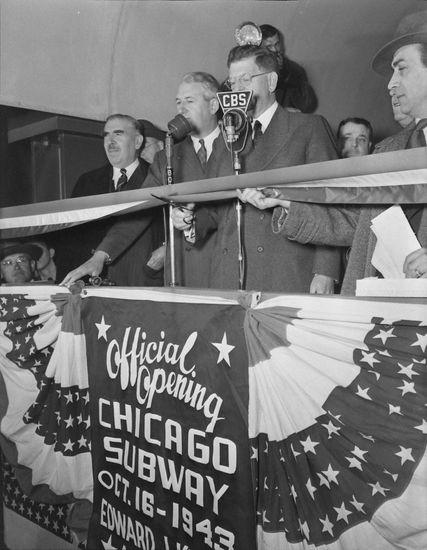 Mayor Edward Joseph Kelly Cutting Ribbon Editorial Stock Photo - Stock ...