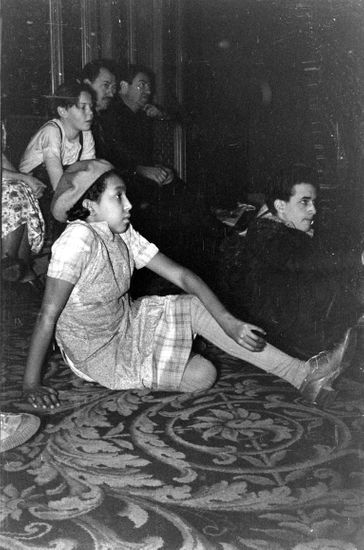 Child Actors Waiting Backstage Hudson Theatre Editorial Stock Photo ...