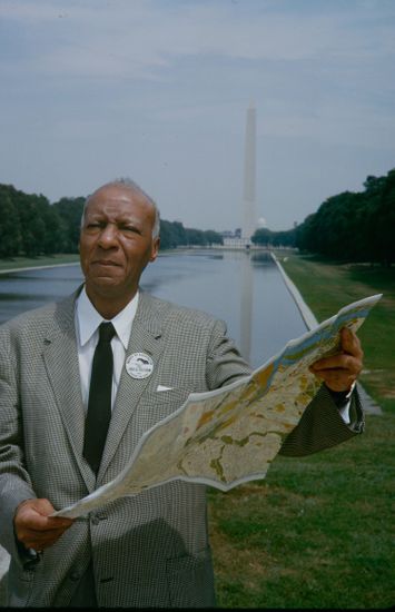 Asa Philip Randolph Holding Map On Editorial Stock Photo - Stock Image ...