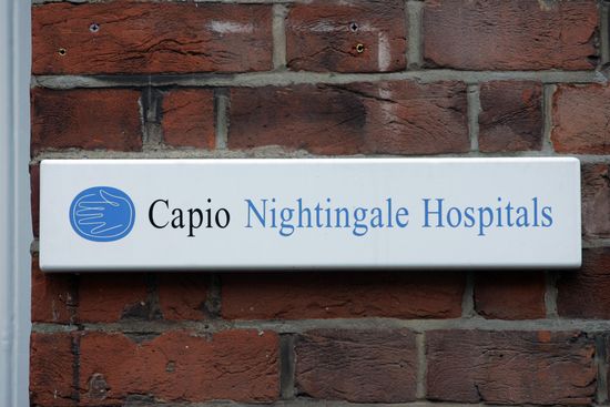 Capio Nightingale Hospital Lisson Grove Nw1 Editorial Stock Photo ...