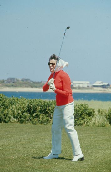 Rose Elizabeth Fitzgerald Kennedy Playing Golf Editorial Stock Photo ...
