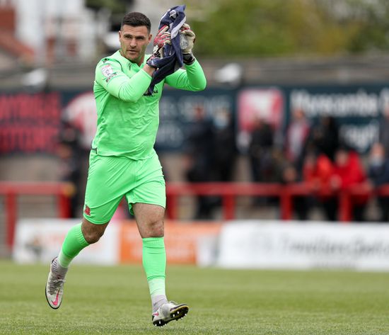 Morecambe Goalkeeper Kyle Letheren Editorial Stock Photo - Stock Image ...