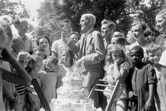 Senator Arthur Capper Speaking During His Editorial Stock Photo - Stock ...