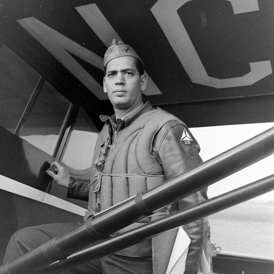 Civil Air Patrol Officer Entering Aircraft Editorial Stock Photo ...