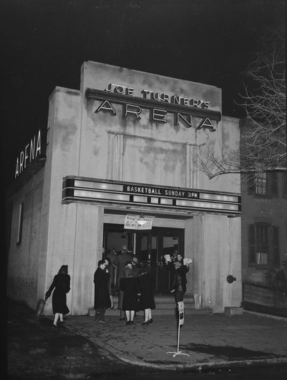People Standing Outside Joe Turners Arena Editorial Stock Photo - Stock ...