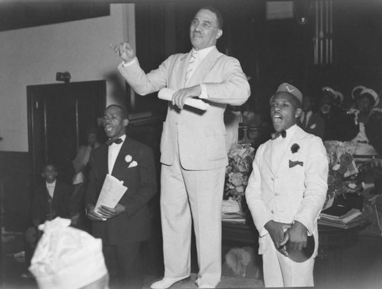 African American Preacher Lightfoot Solomon Michaux Editorial Stock ...