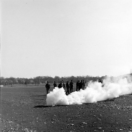 Military Personnel Testing Chemical Field Leading Editorial Stock Photo ...