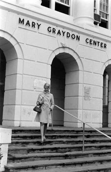 Cathy Douglas Walking Down Stairs 1967 Editorial Stock Photo - Stock ...