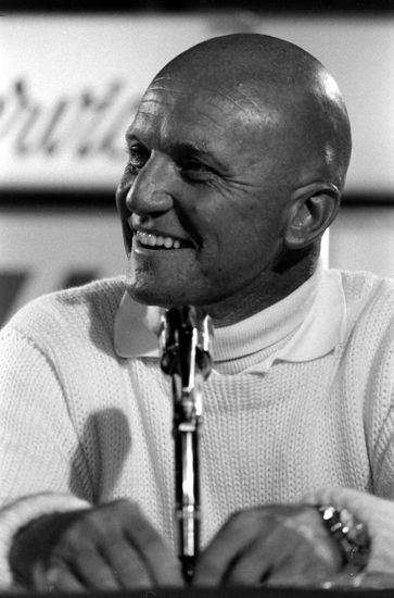 Bill Ficker Talking Front Microphone Newport Editorial Stock Photo ...