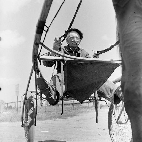 Man Riding On Sulky During Harness Editorial Stock Photo - Stock Image ...