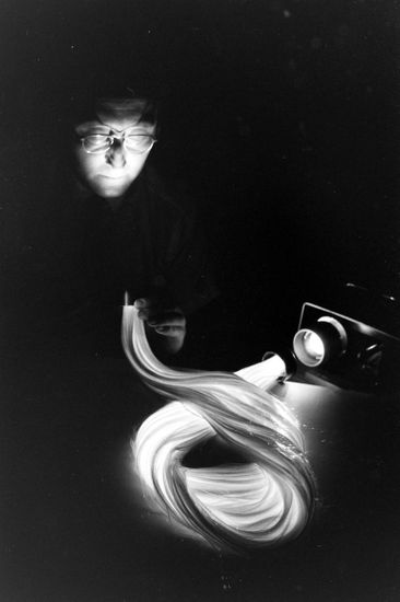 Man Putting Fiber Optics Into Practice Editorial Stock Photo - Stock ...