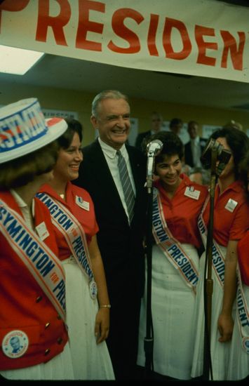 Stuart Symington Standing His Supporters During Editorial Stock Photo ...