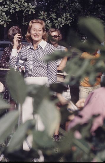 Astronauts Wife Joan Archer Talking Press Editorial Stock Photo - Stock ...
