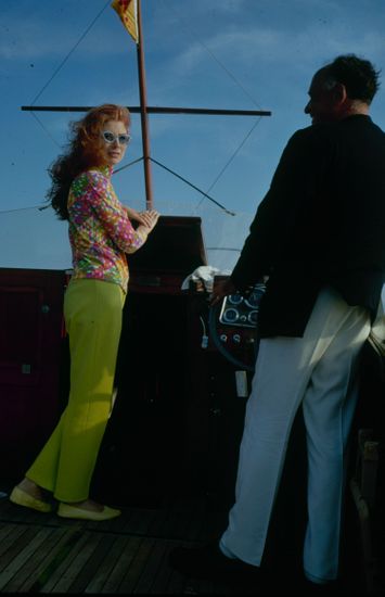 Eunice Gardiner Robert Gardiner Riding Boat Editorial Stock Photo ...
