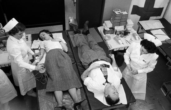 Nurses Working During Blood Drive United Editorial Stock Photo - Stock ...