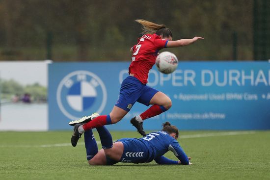 Blackburn Rovers Ellie Fletcher Battles Durham Editorial Stock Photo ...