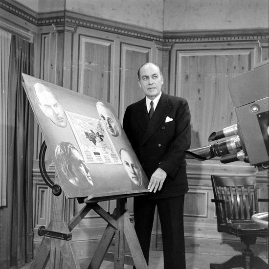 Doctor George Gallup Appearing On Cbs Editorial Stock Photo - Stock ...