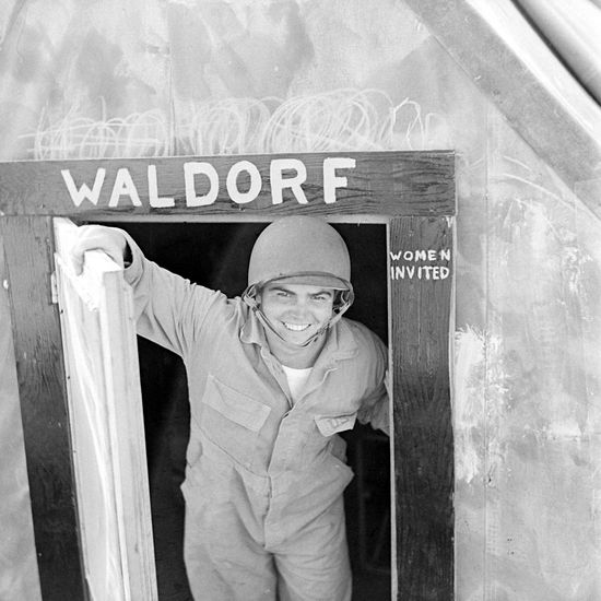 Military Man Standing Midway Naval Base Editorial Stock Photo - Stock ...
