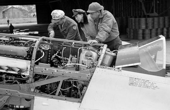 Men Working On Aircraft Formosa Taiwan Editorial Stock Photo - Stock ...